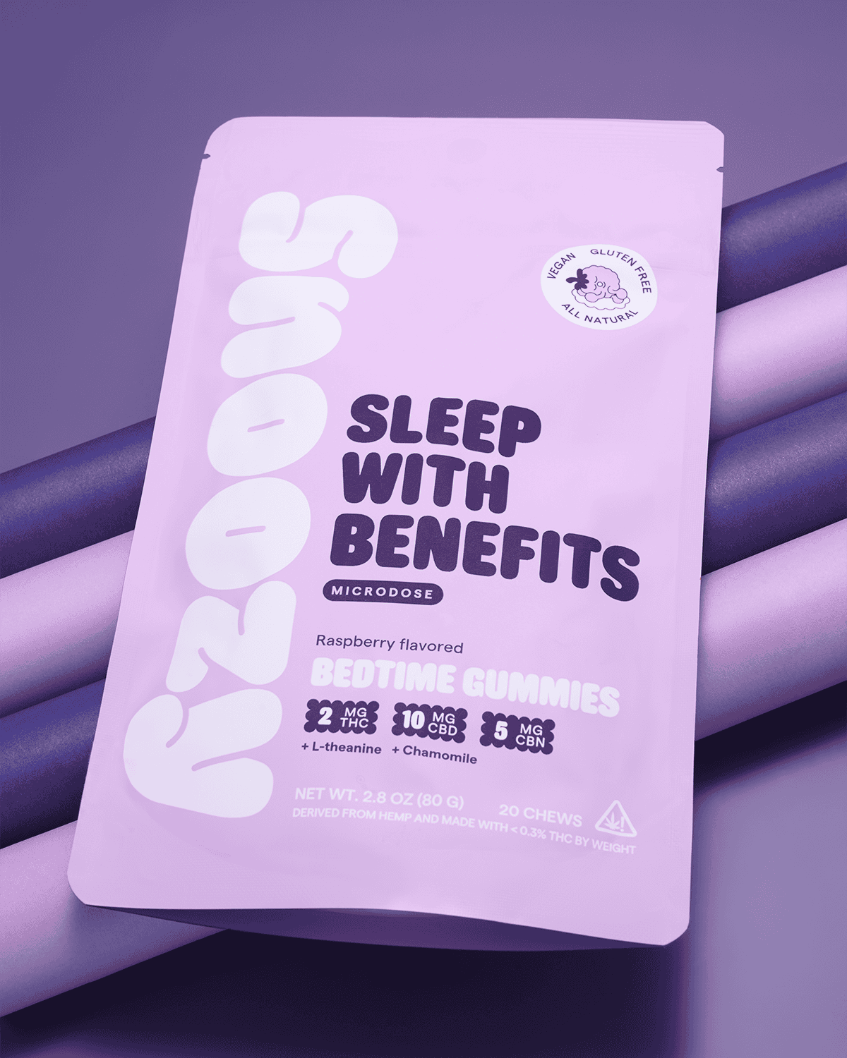 Low Dose THC Gummies For Sleep | Snoozy
