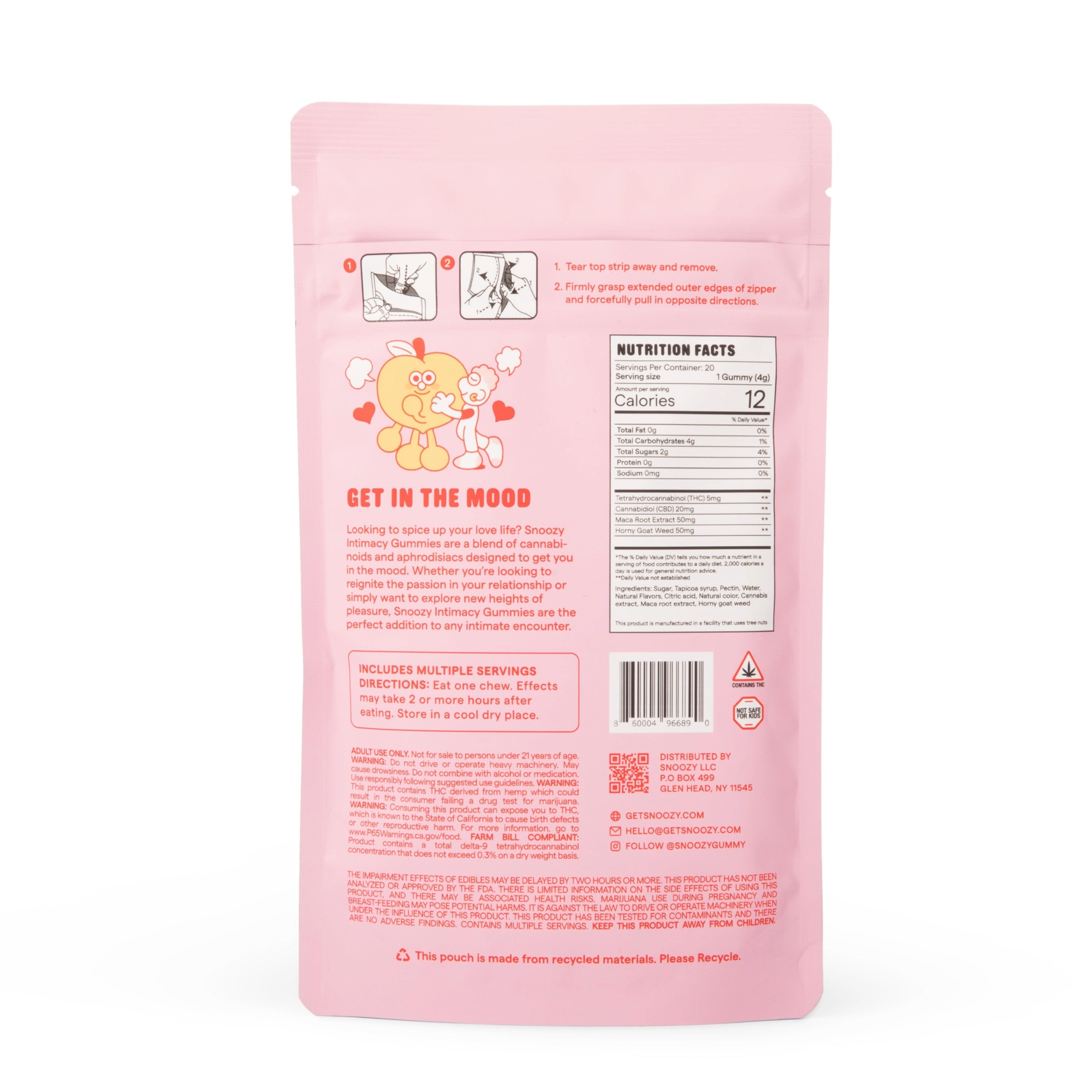 CBD Gummies for Sex and Intimacy | Snoozy