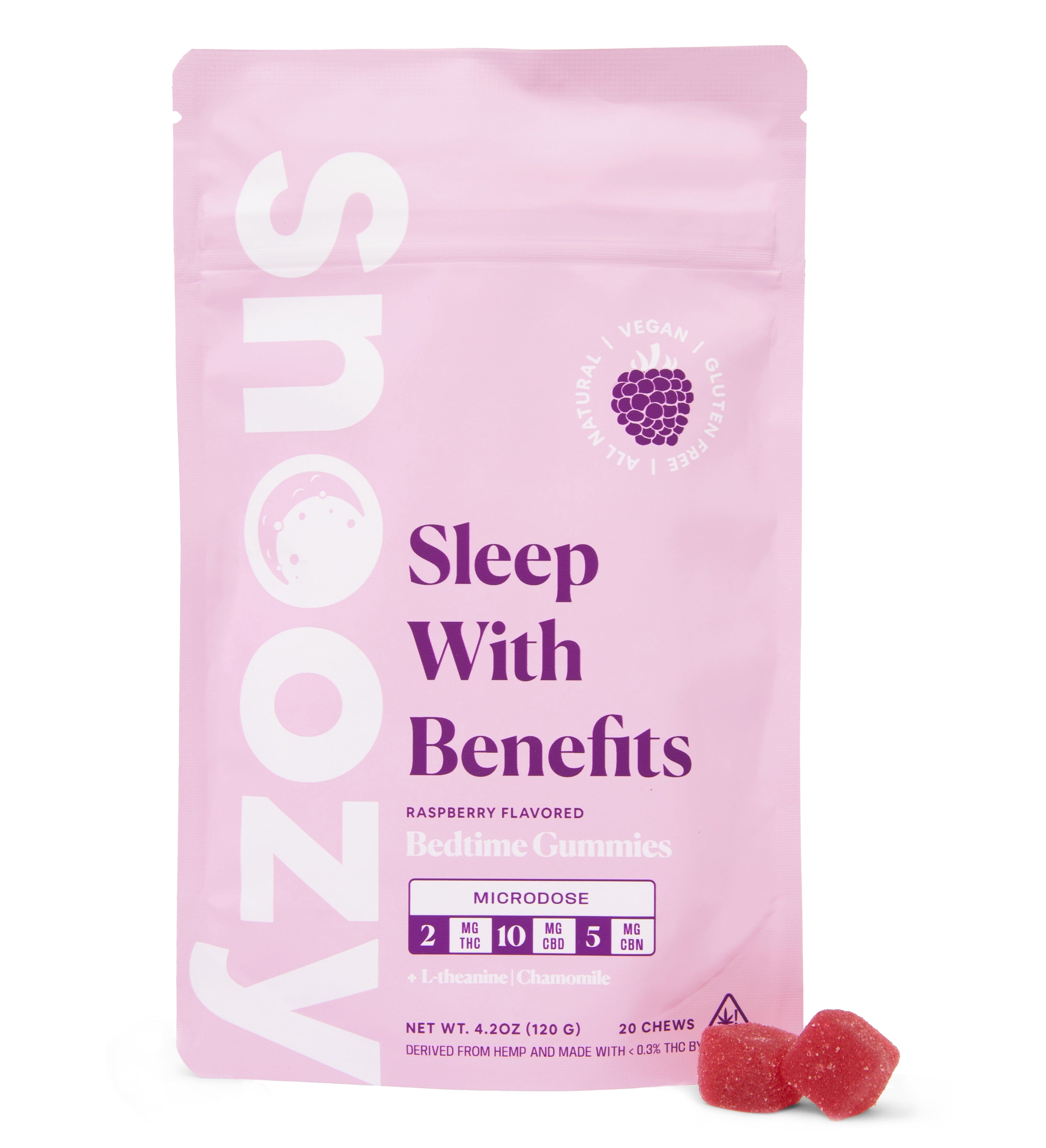 Microdose Sleep With Benefits: Bedtime Gummies - Snoozy