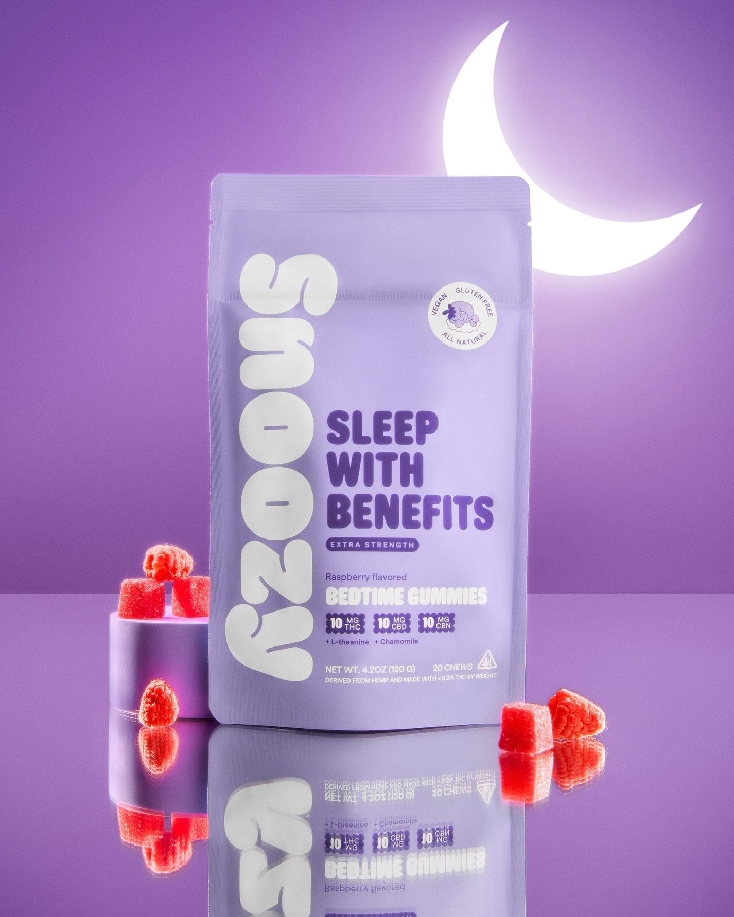 Delta 9 THC Gummies for Sleep | Snoozy